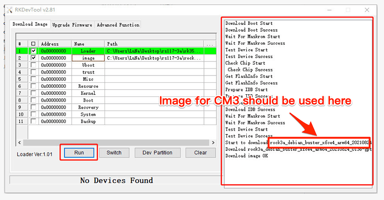Cm3 Flash Issue Over Rpi Cm4 Io Board Cm3 Radxa Forum